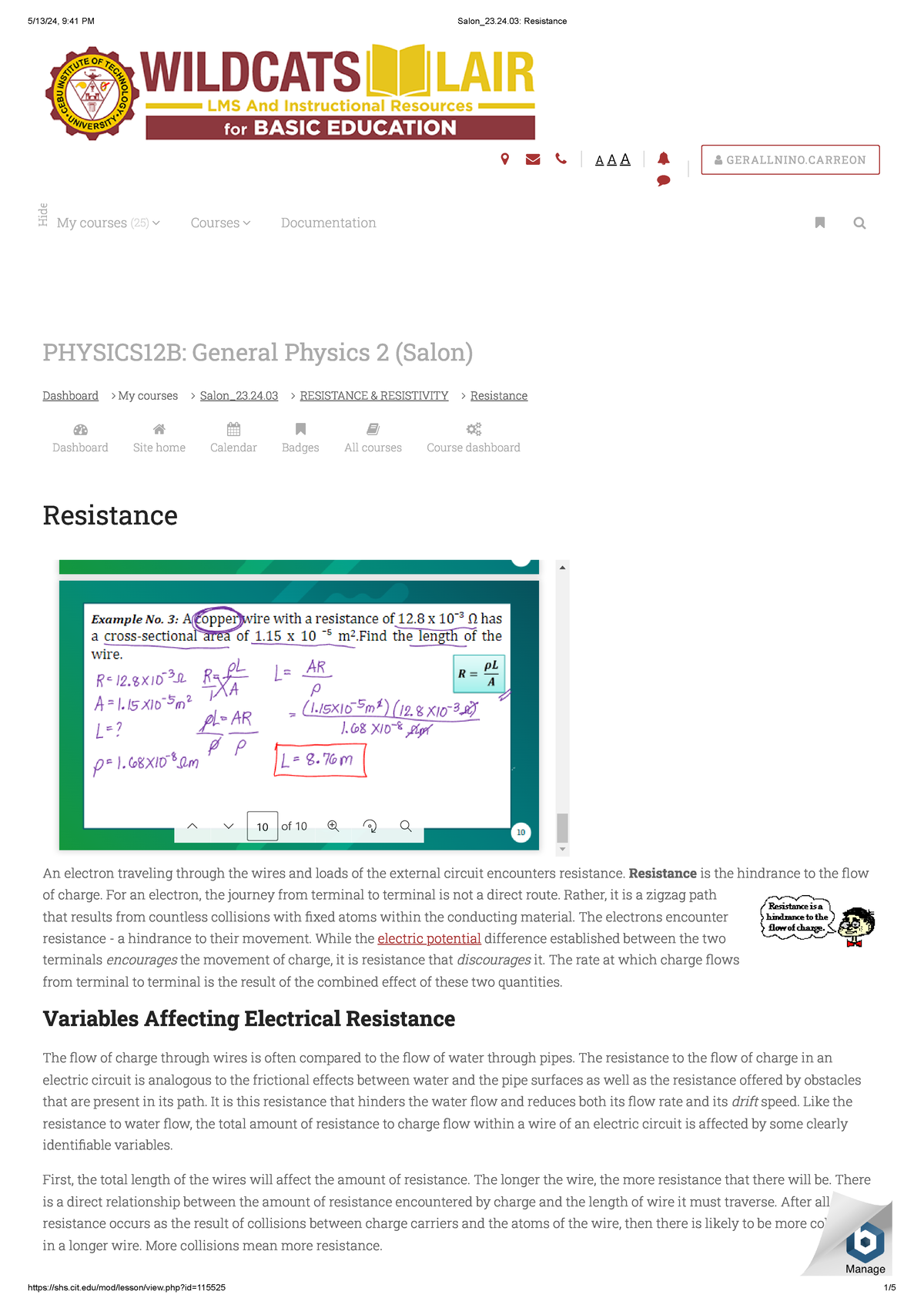 Salon 23.24.03 Resistance - My courses (25) Courses Documentation ...