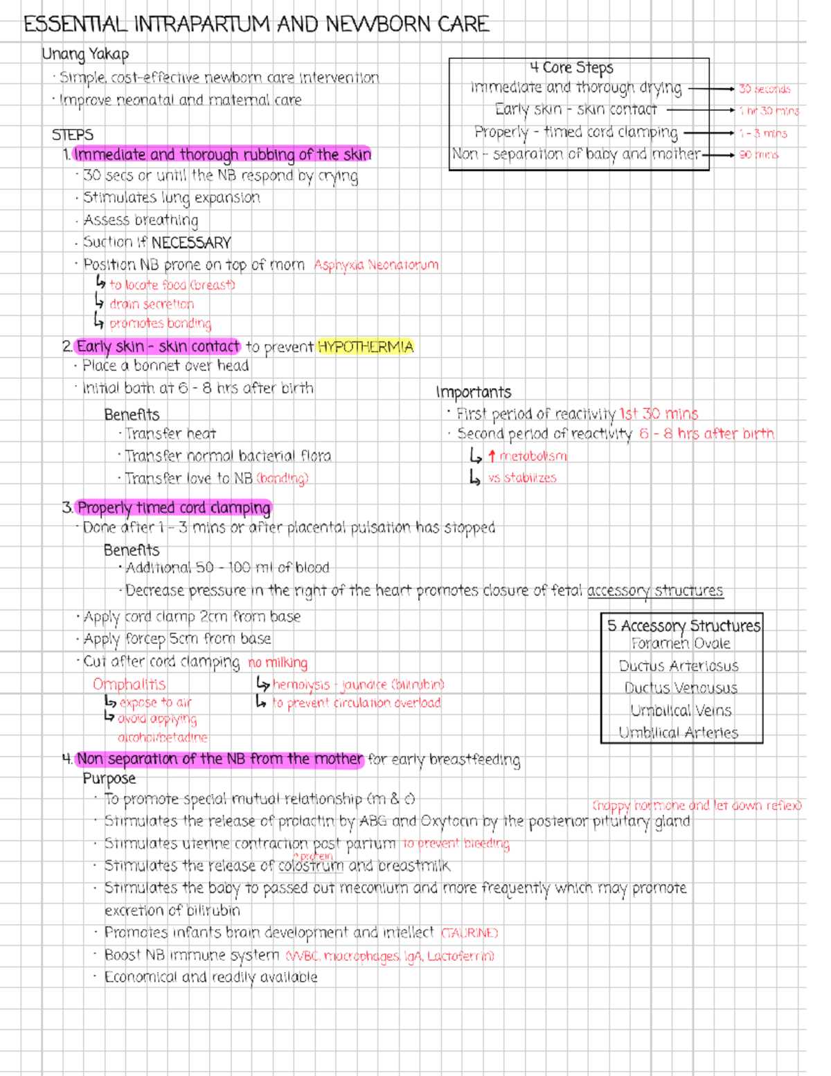 OB-and-Pedia - Contains nursing notes - ESSENTIAL INTRAPARTUM AND ...