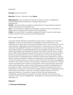 Pagsusuri ng akdang -Hudhud ni Aliguyon- gamit ang pagdulog - PANUNURI ...