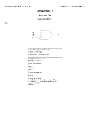 2018 assignment 4 delay sol - Assignment 4. Q1: Sketch a 2-input NOR ...