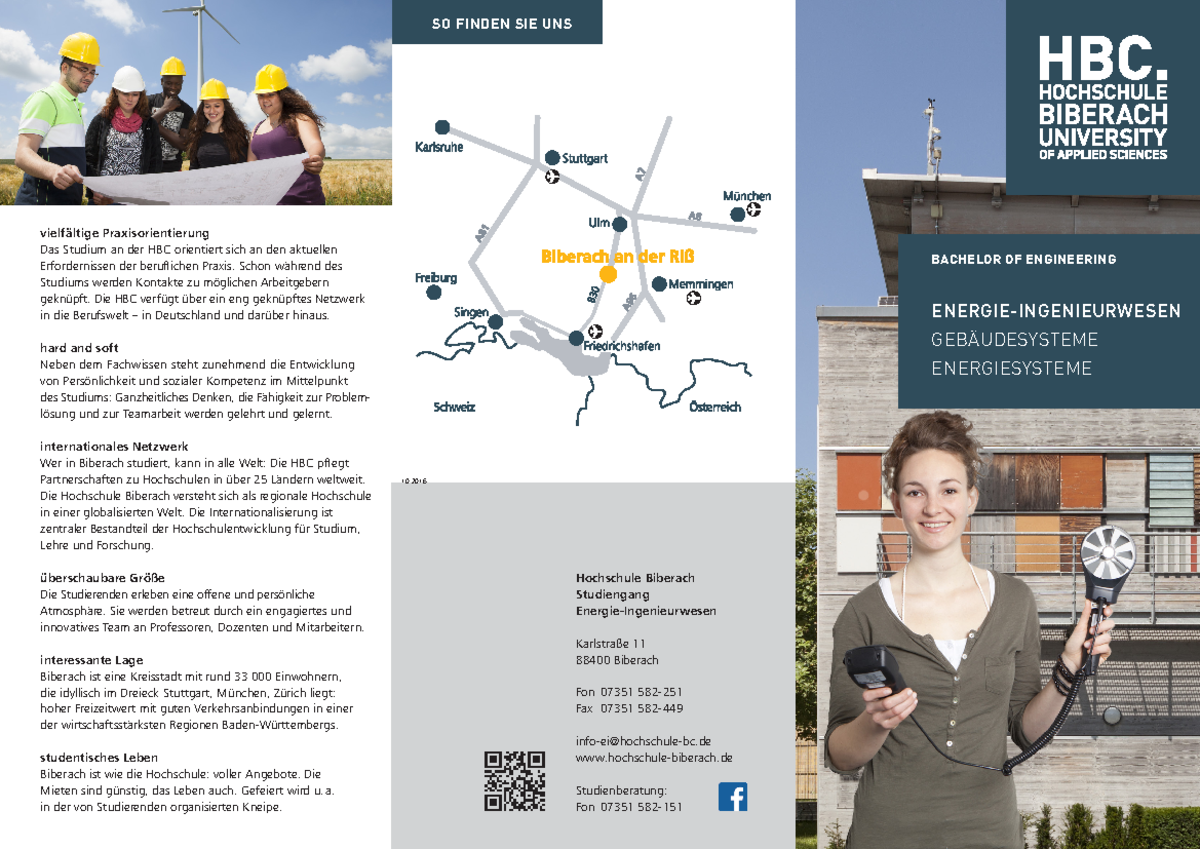HBC - energieüolitik - Hochschule Biberach Studiengang Energie ...
