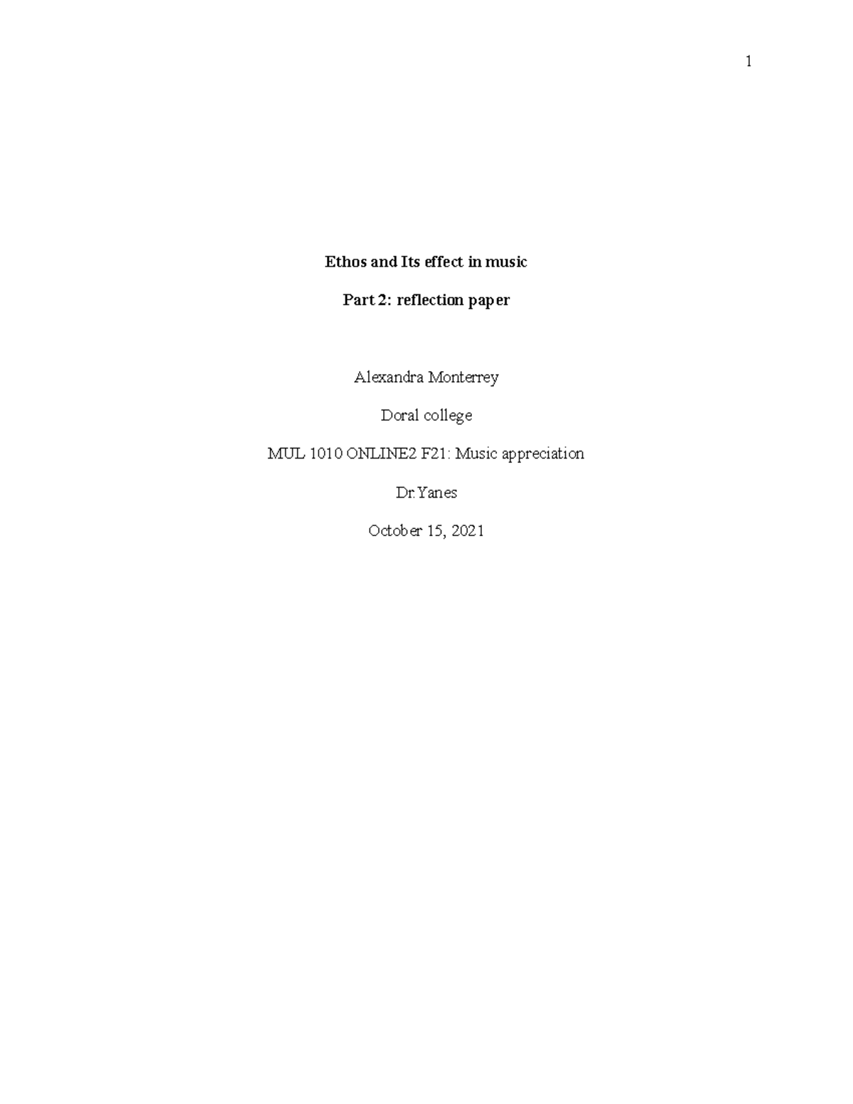 Ethos and it's effect in music ( part 2 ) - Ethos and Its effect in ...