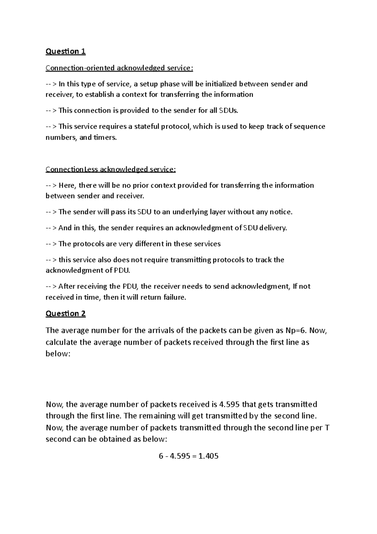 NWC203c PE - aa jshdb iusdhfd iuhidufh vdc íudbucyd - Question 1 ...