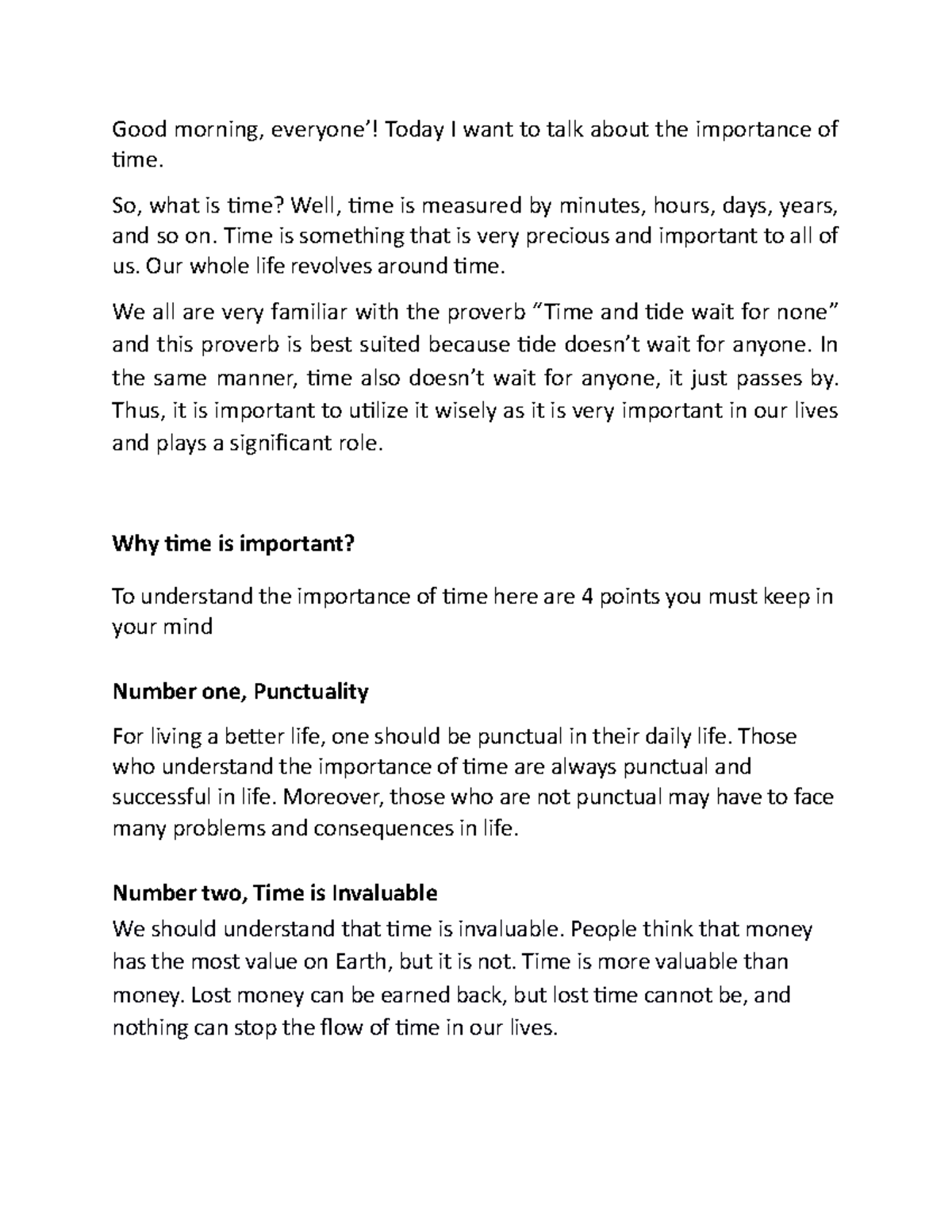 Motivation - essay - Good morning, everyone’! Today I want to talk ...