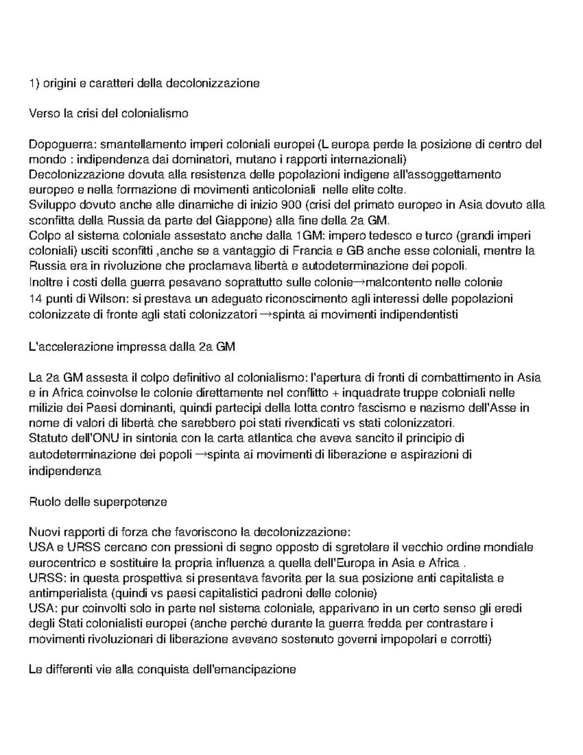 Storia decolonizzazione - Warning: Error during font loading: XMLHttpRequest is not defined ...