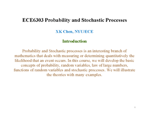 REC7 Soln - REC7 Soln - Probability and Stochastic Processes (ECE 6303) November 18, 2022 NYU ...