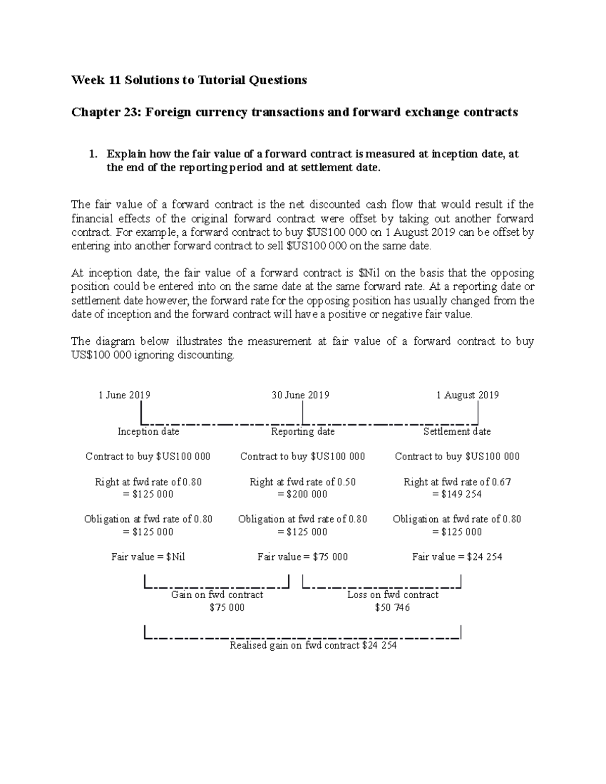 Week 11 Solutions to Tutorial Questions - Week 11 Solutions to Tutorial ...