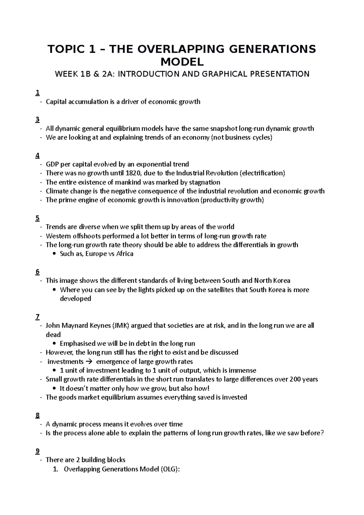 Topic 1 - OLG Model - Andreas Schaefer - TOPIC 1 – THE OVERLAPPING ...