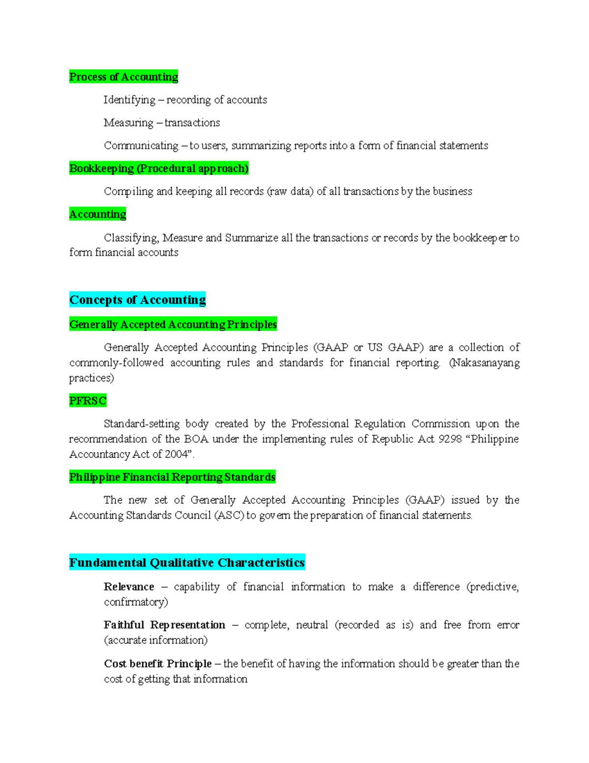 Process of Accounting Process of AccountingProcess of Accounting ...