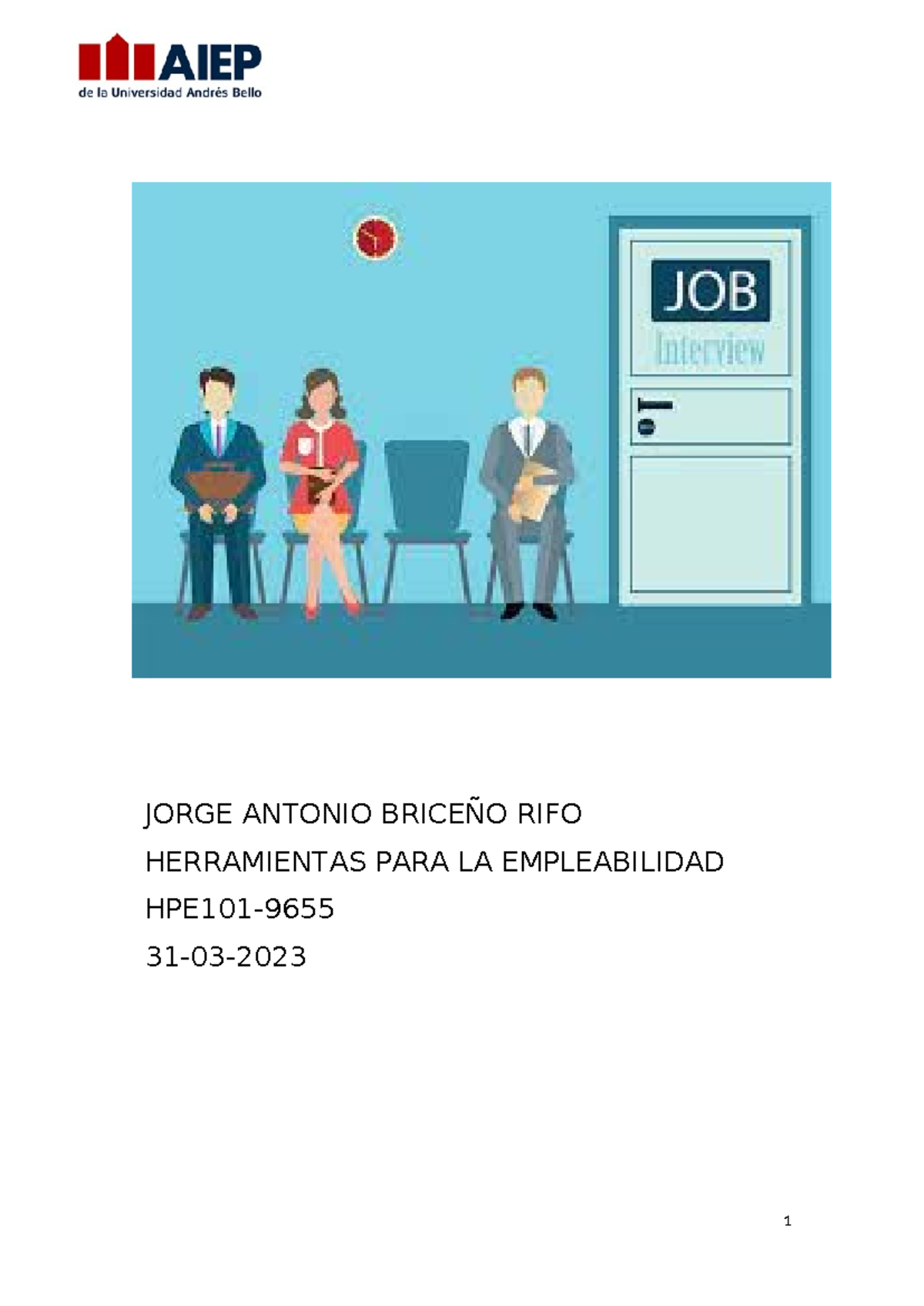 Briceño Jorge HPE 101 9655 - 1 JORGE ANTONIO BRICEÑO RIFO HERRAMIENTAS PARA LA EMPLEABILIDAD ...