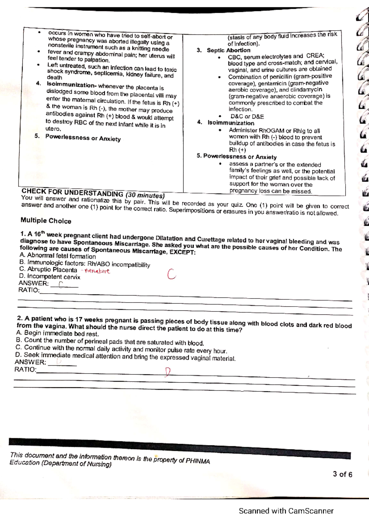 SAS CFU 7-23 - bs nursing - Studocu