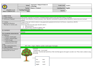 Energy transformation - LESSON PLAN IN SCIENCE 9 April 2, 2024 I ...