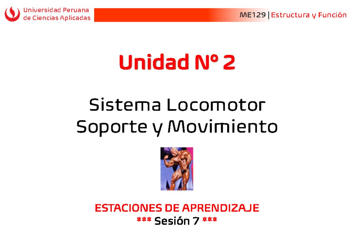 ME129 Sesión 7 Estaciones de Aprendizaje - Universidad Peruana de ...