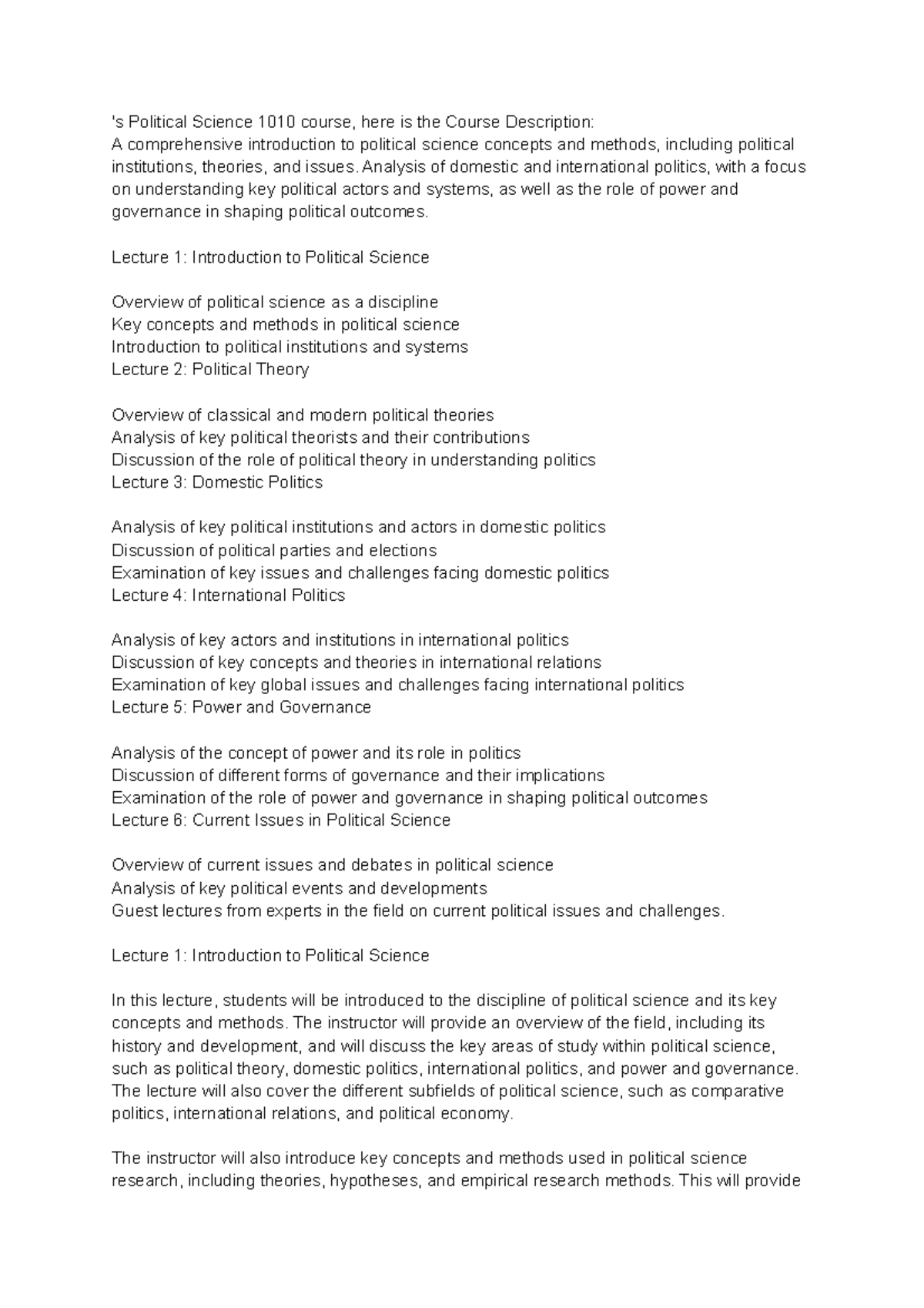 44 - Analysis of key actors and institutions in international politics ...