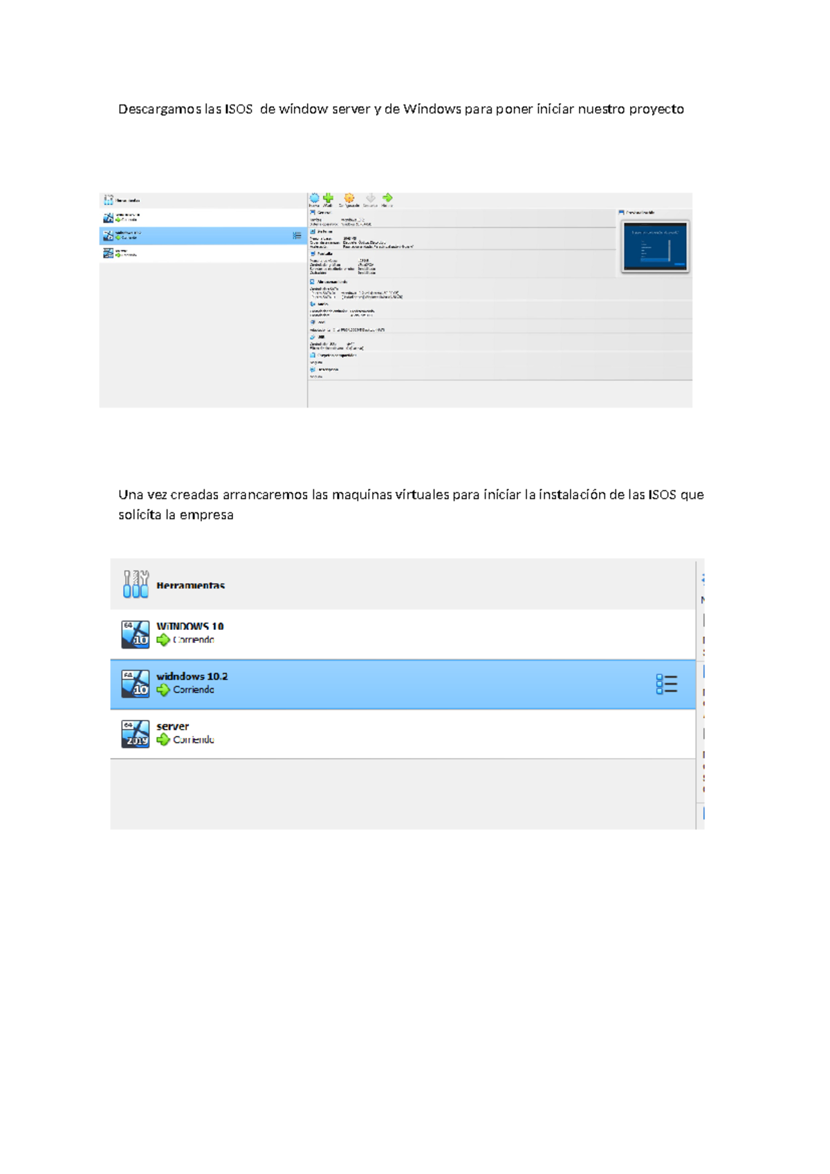 Entregable 1 y 2 - Descargamos las ISOS de window server y de Windows ...