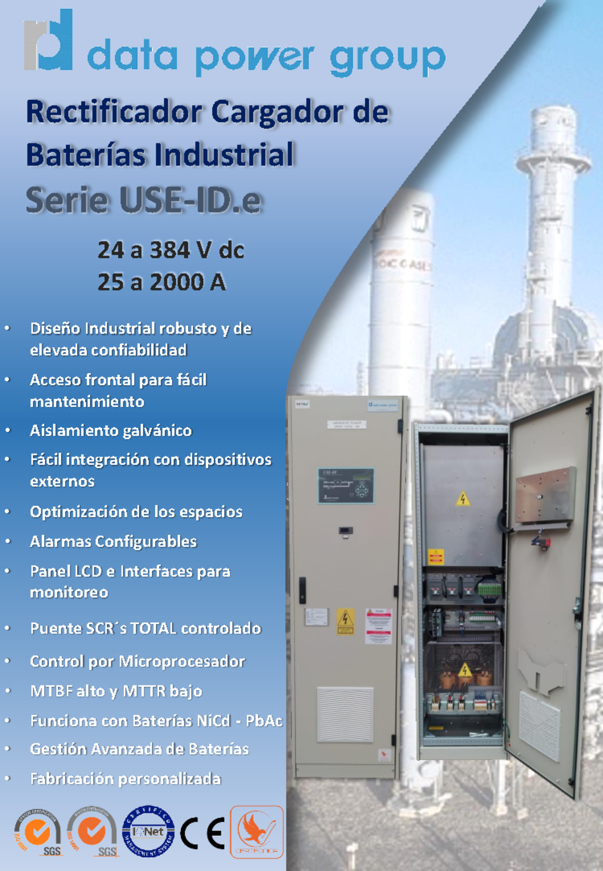 Catalogo USE-IDe - Rectificador Cargador de Baterías Industrial Serie ...
