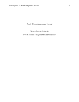 Walmart Inc. Financial Fact Sheet - NWM3: IT Project Analysis and ...