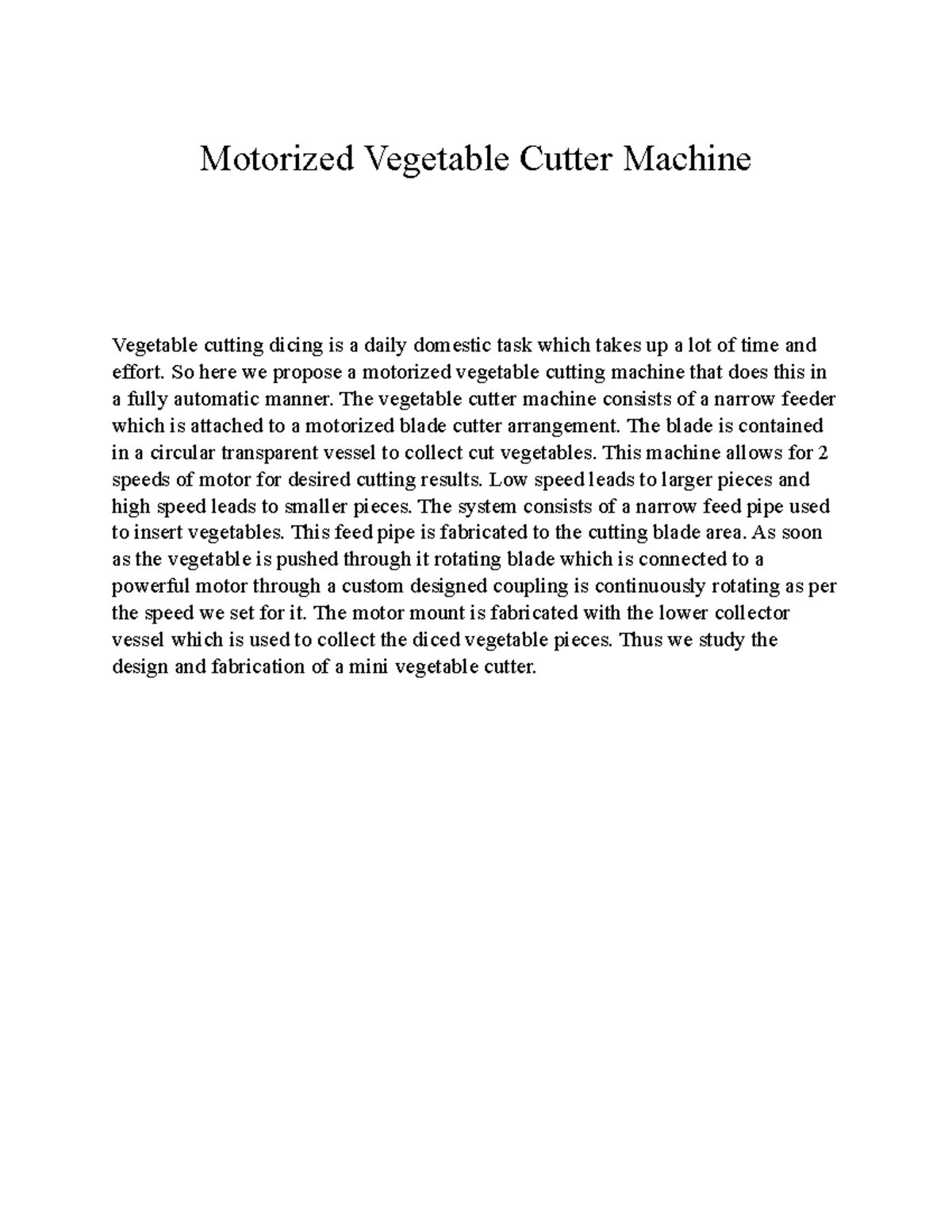MEC74 - lecture - Motorized Vegetable Cutter Machine Vegetable cutting ...