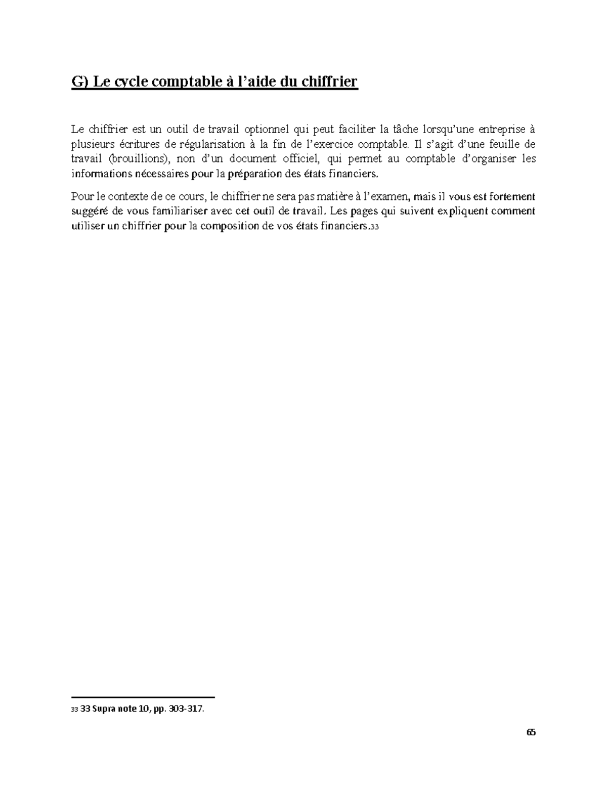 2021 CJ - pages 65-87 - G) Le cycle comptable à l’aide du chiffrier Le ...