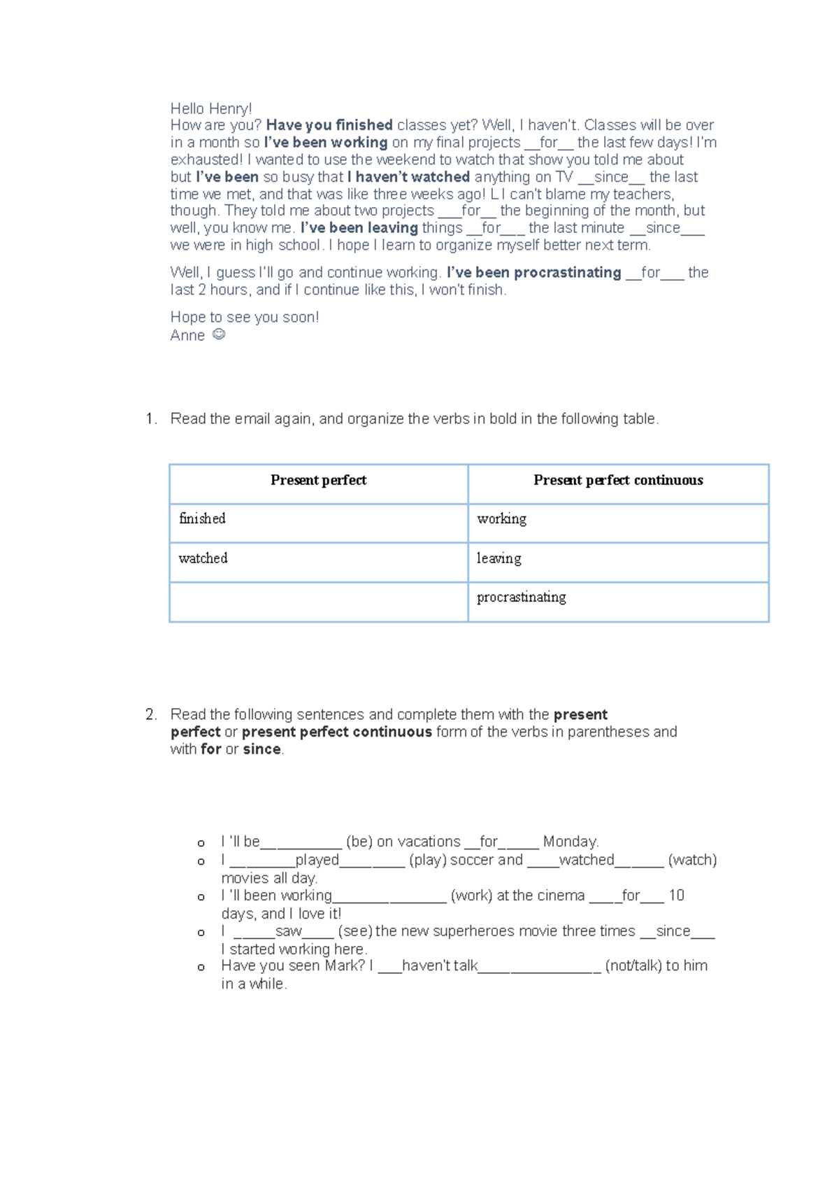 Hello+Henryactividad+4+ingles+3 - Hello Henry! How are you? Have you ...