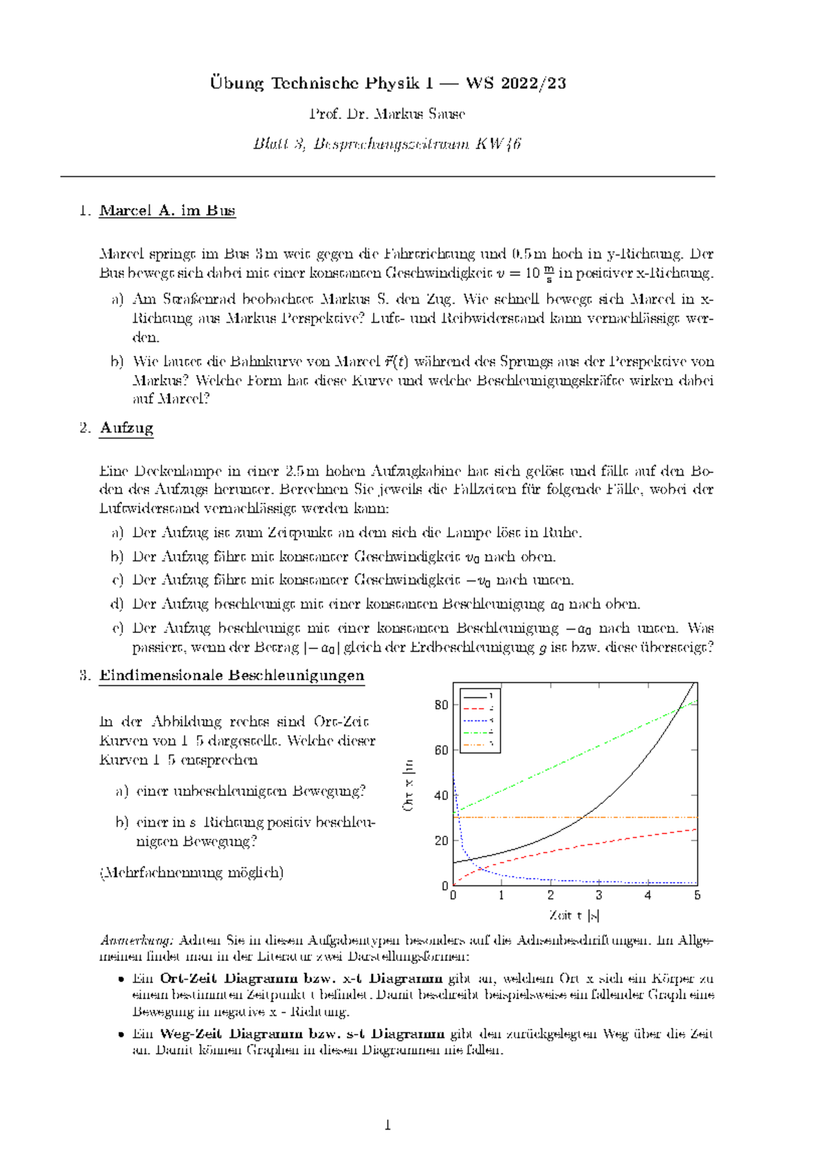Blatt 03 zur technischen Physik 1 - Ü ♥ ♥ s P ②s Pr♦ r r s s - Studocu