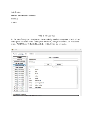 CYB-210 7-2 Project Two - Karwan Ahmed CYB- 7-2 Project Two Scenario ...