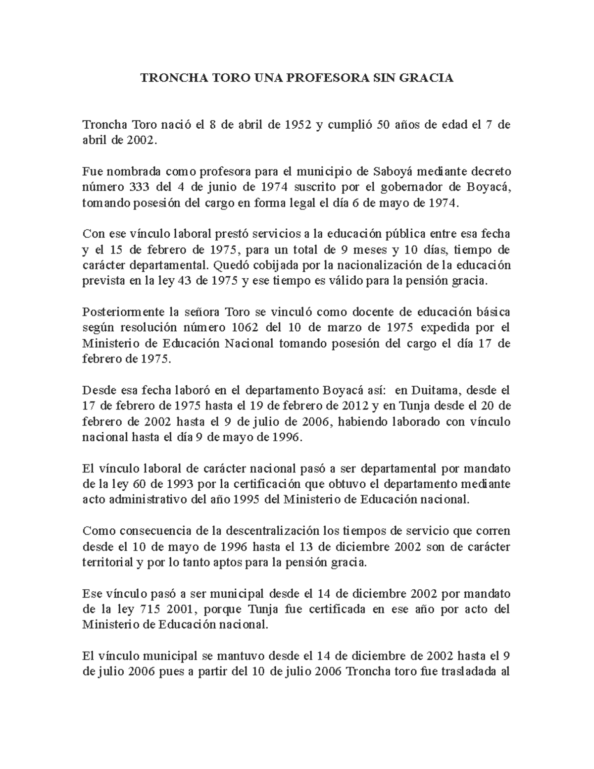 Troncha TORO UNA Profesora SIN Gracia - TRONCHA TORO UNA PROFESORA SIN ...