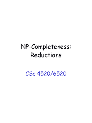 8 - Lecture notes 8 - Design & Analysis: Algorithms - Elementary Graph ...