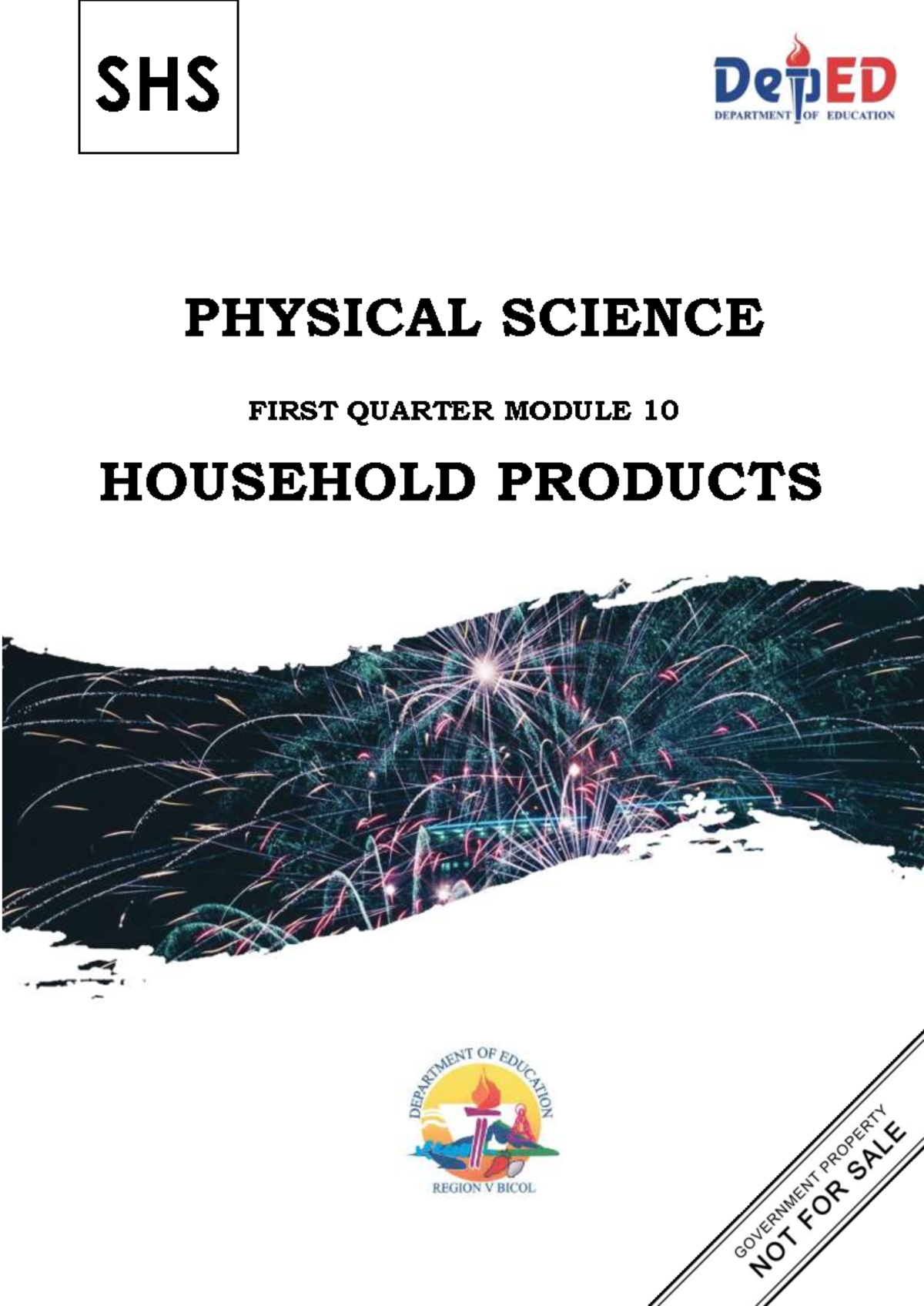 SHS-Physical-Science-Q1-SLM 10 - i FIRST QUARTER MODULE 10 HOUSEHOLD ...