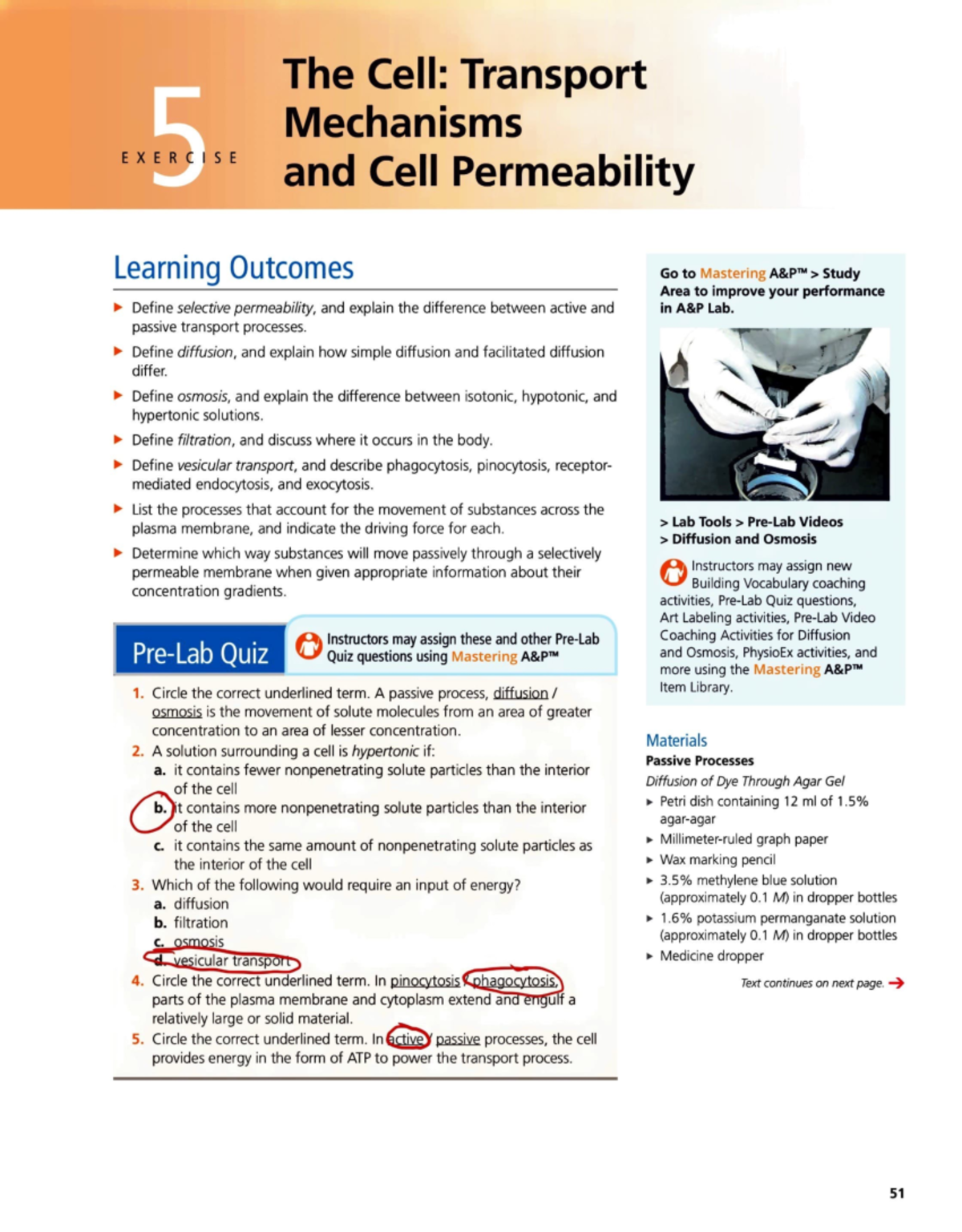 Book Jan 22, 2024 - Coursework - The Cell: Transport Mechanisms EXER