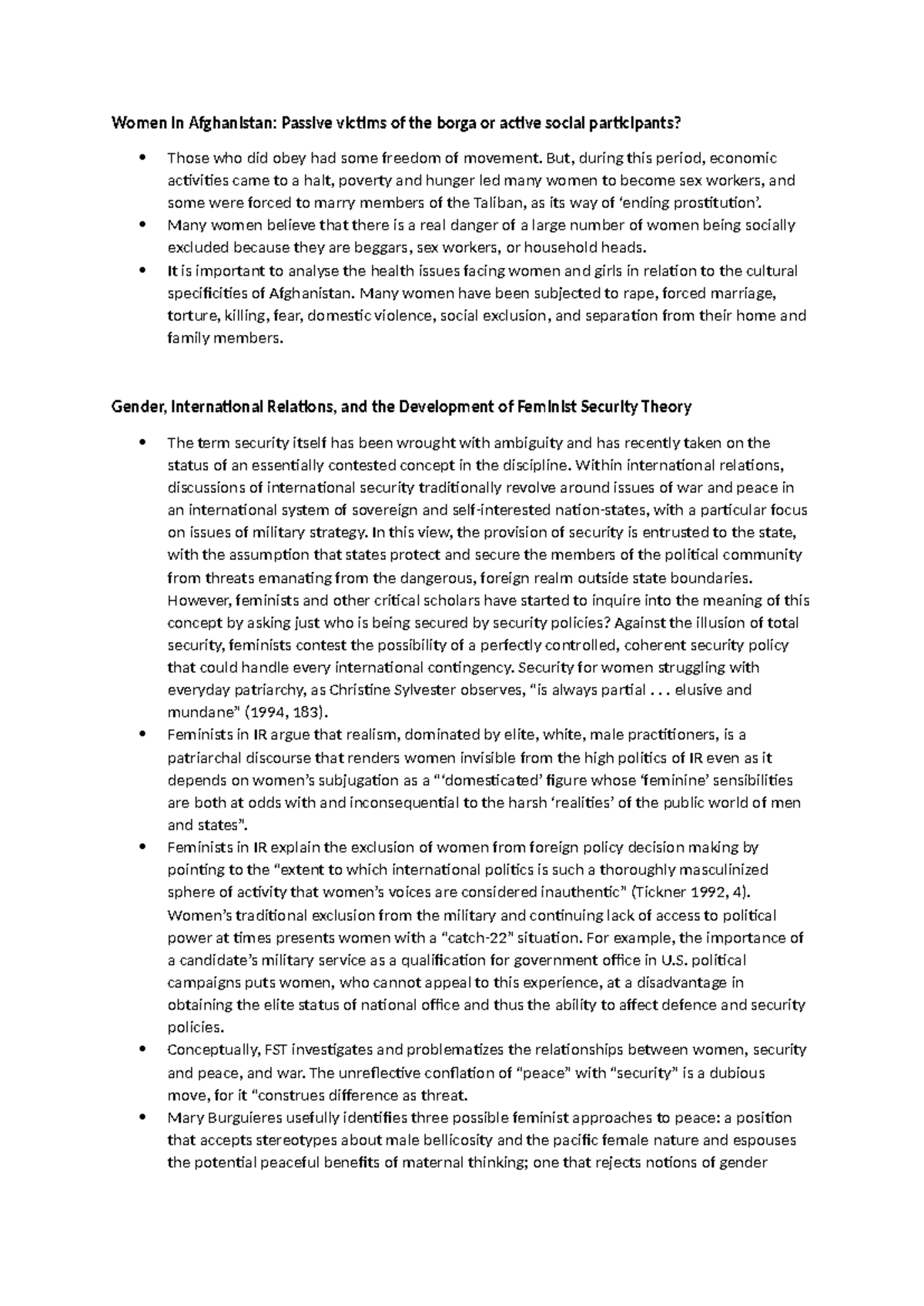 Women in Afghanistan - Tutorial - Women in Afghanistan: Passive victims ...