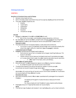 General Pathology Chapter 3 Outline - College of Pharmacy and Allied ...