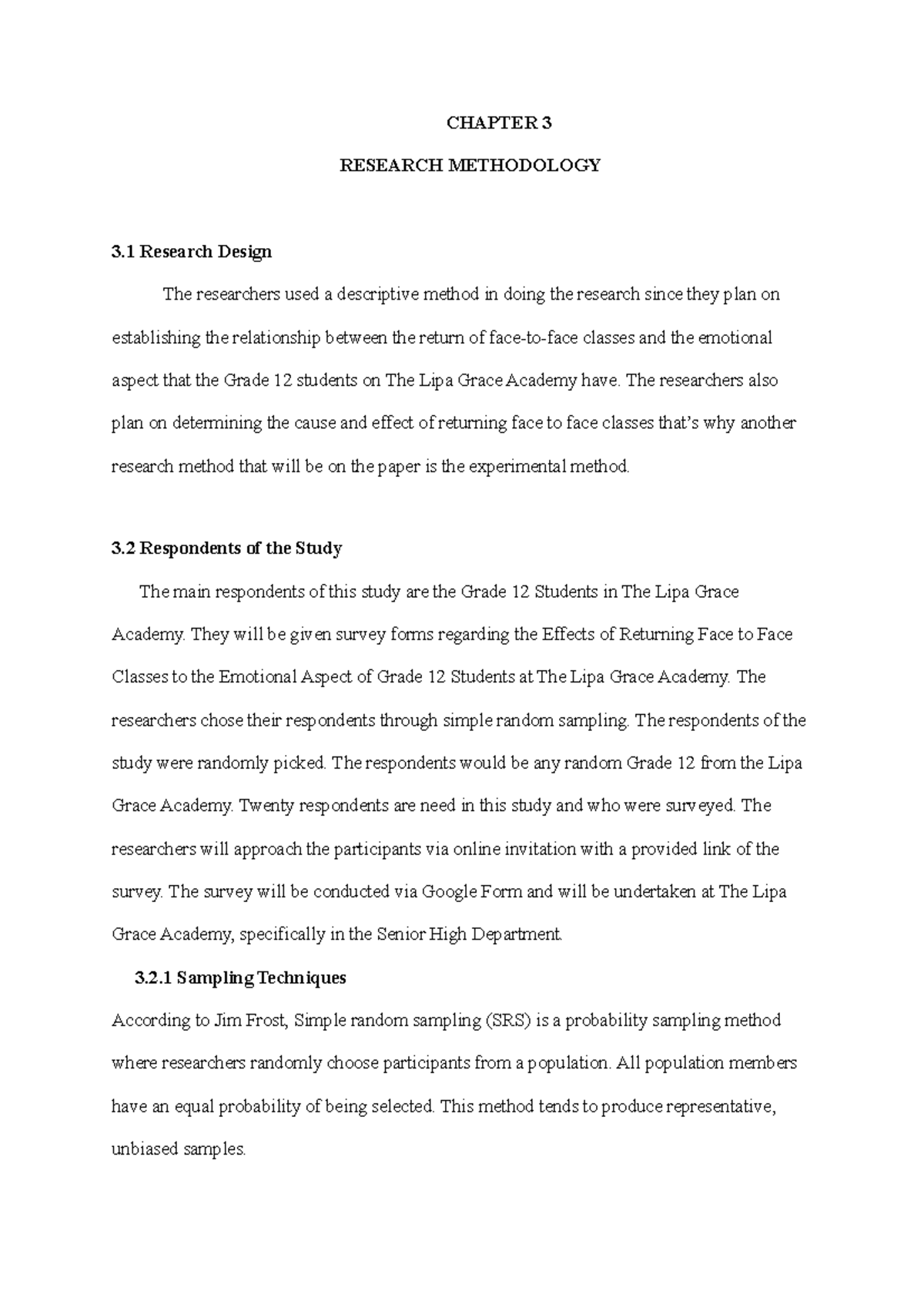 Chapter-3-ONLY - research - CHAPTER 3 RESEARCH METHODOLOGY 3 Research ...