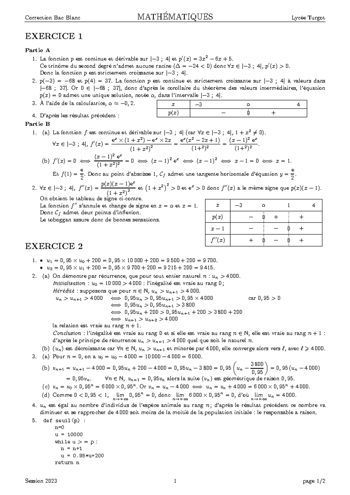 Bac-blanc-TS-correction-2022-2023 - Correction Bac Blanc MATH ...