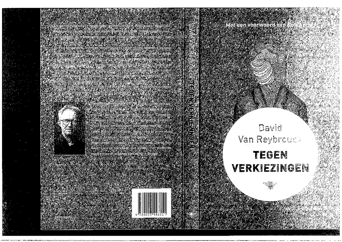 Van Reybrouck - Pleidooi voor een bi-representatief stelsel + conclusie ...
