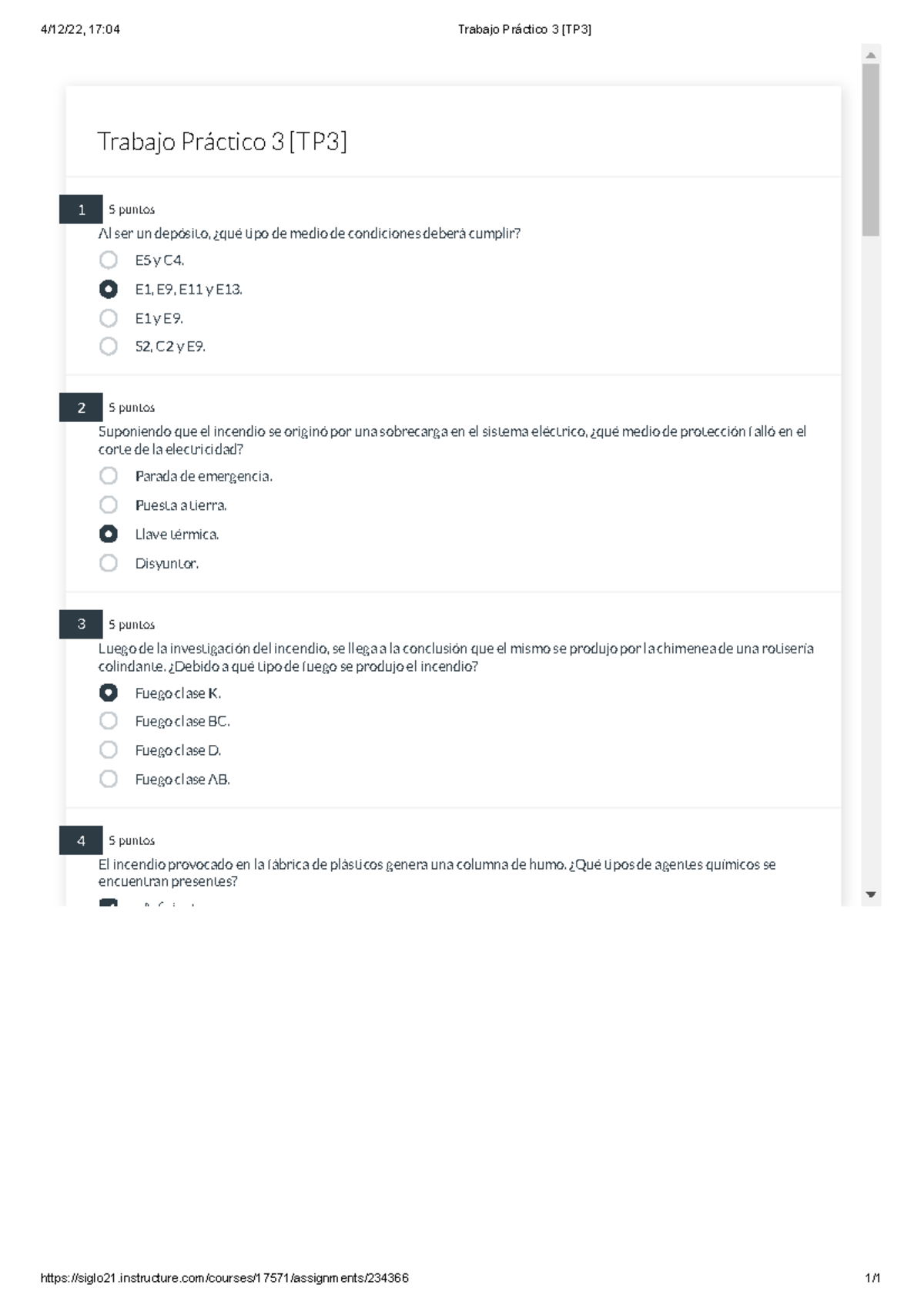 Trabajo Práctico 3 [TP3] - 4/12/22, 17:04 Trabajo Práctico 3 [TP3] - Studocu