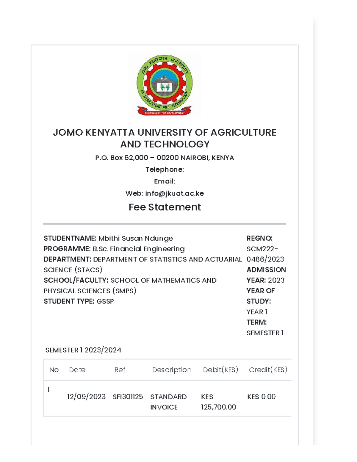 Jomo Kenyatta University of Agriculture and Technology - JOMO KENYATTA ...