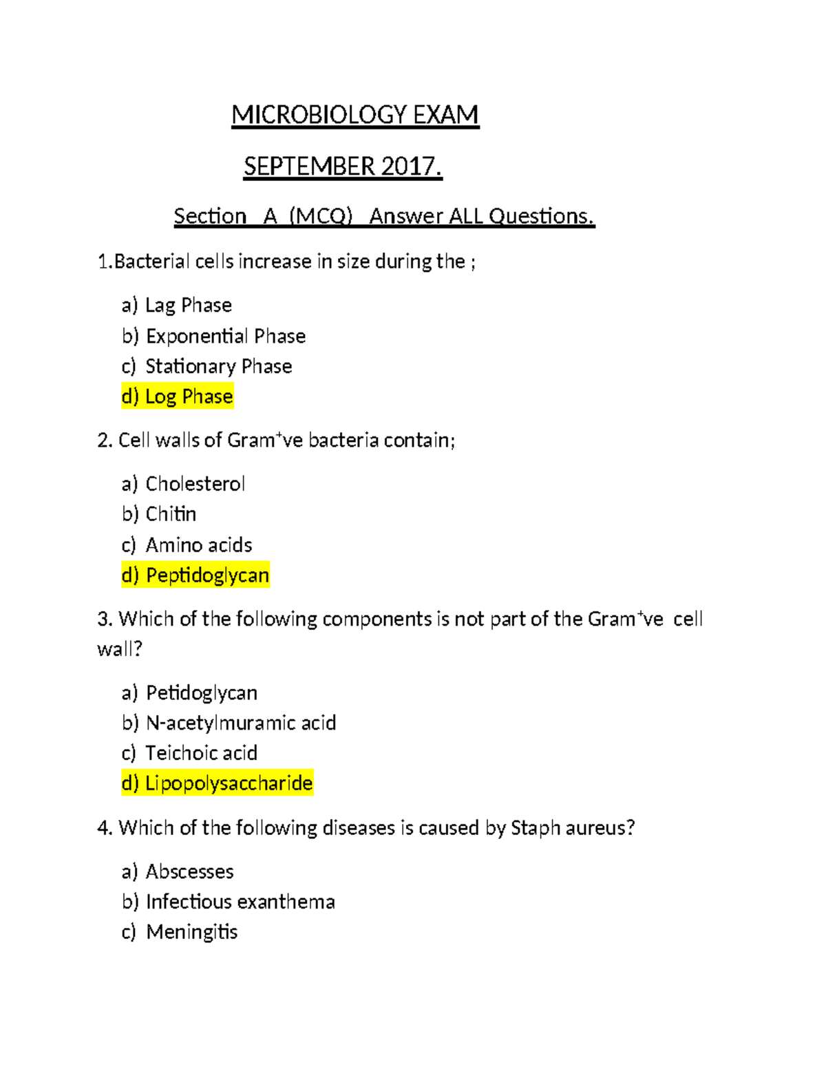 Microbiology SEPT 2017 Nyeri-1-1 - MICROBIOLOGY EXAM SEPTEMBER 2017 ...