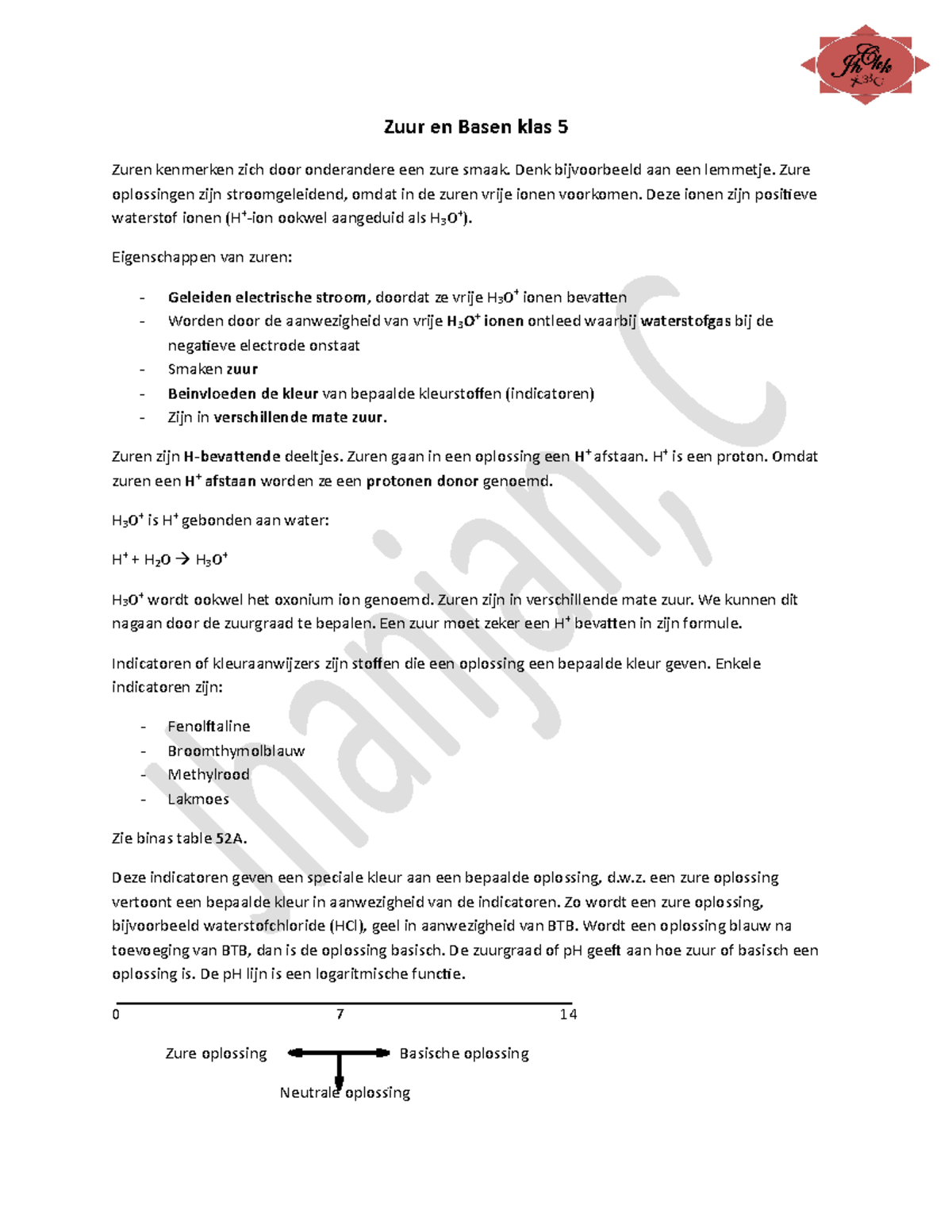 Zuur base stencil - heel goed te gebruiken bij de leerstof zuurbase ...