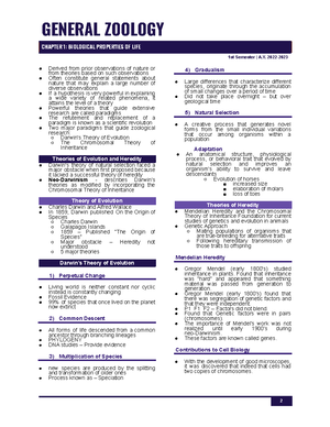 2.2 General Zoology - Gen Zoo Notes - GENERAL ZOOLOGY LESSON 2: THE ...
