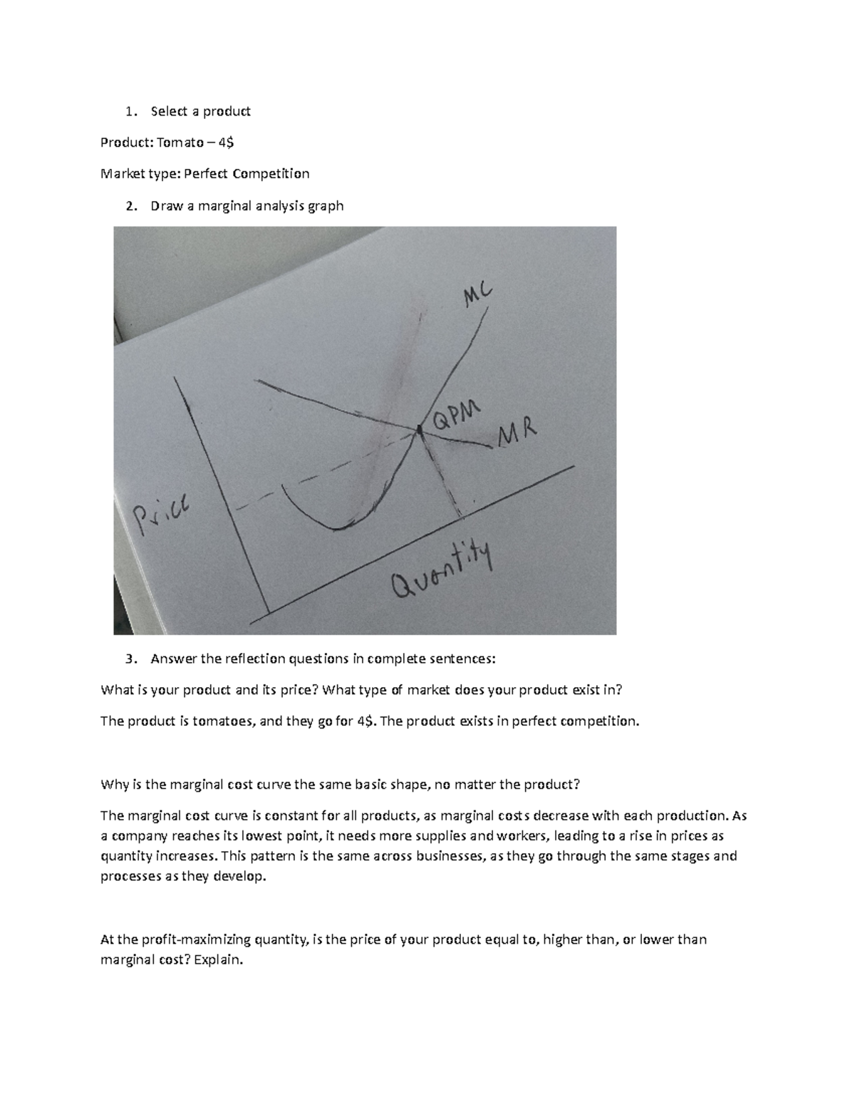 Document 17 - Select a product Product: Tomato – 4$ Market type ...