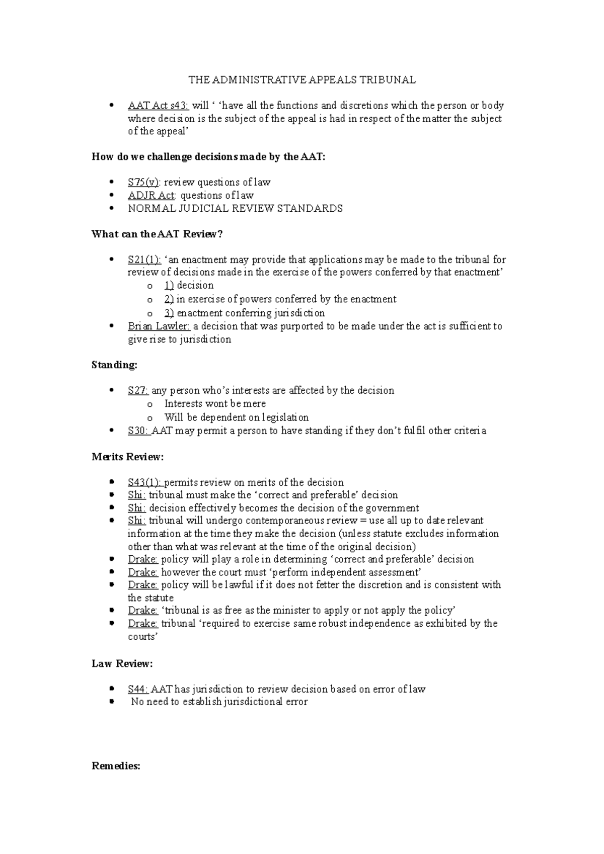 Administrative- Appeals- Tribunal - THE ADMINISTRATIVE APPEALS TRIBUNAL ...
