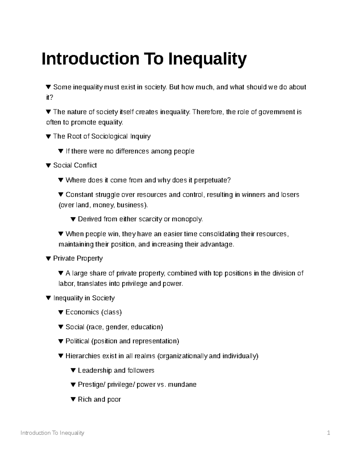 Introduction To Inequality - But how much, and what should we do about ...