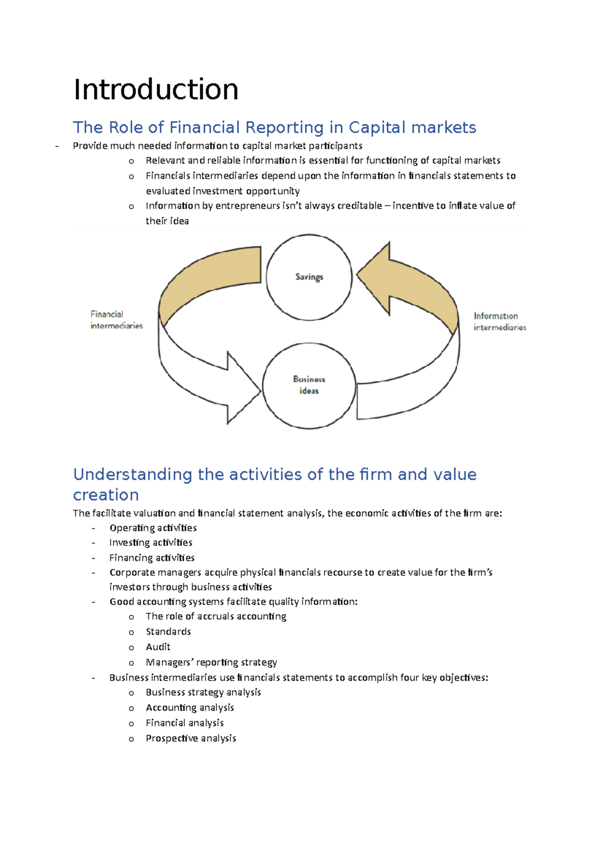 1 - Introduction to Financial Statement Analysis - Introduction The ...