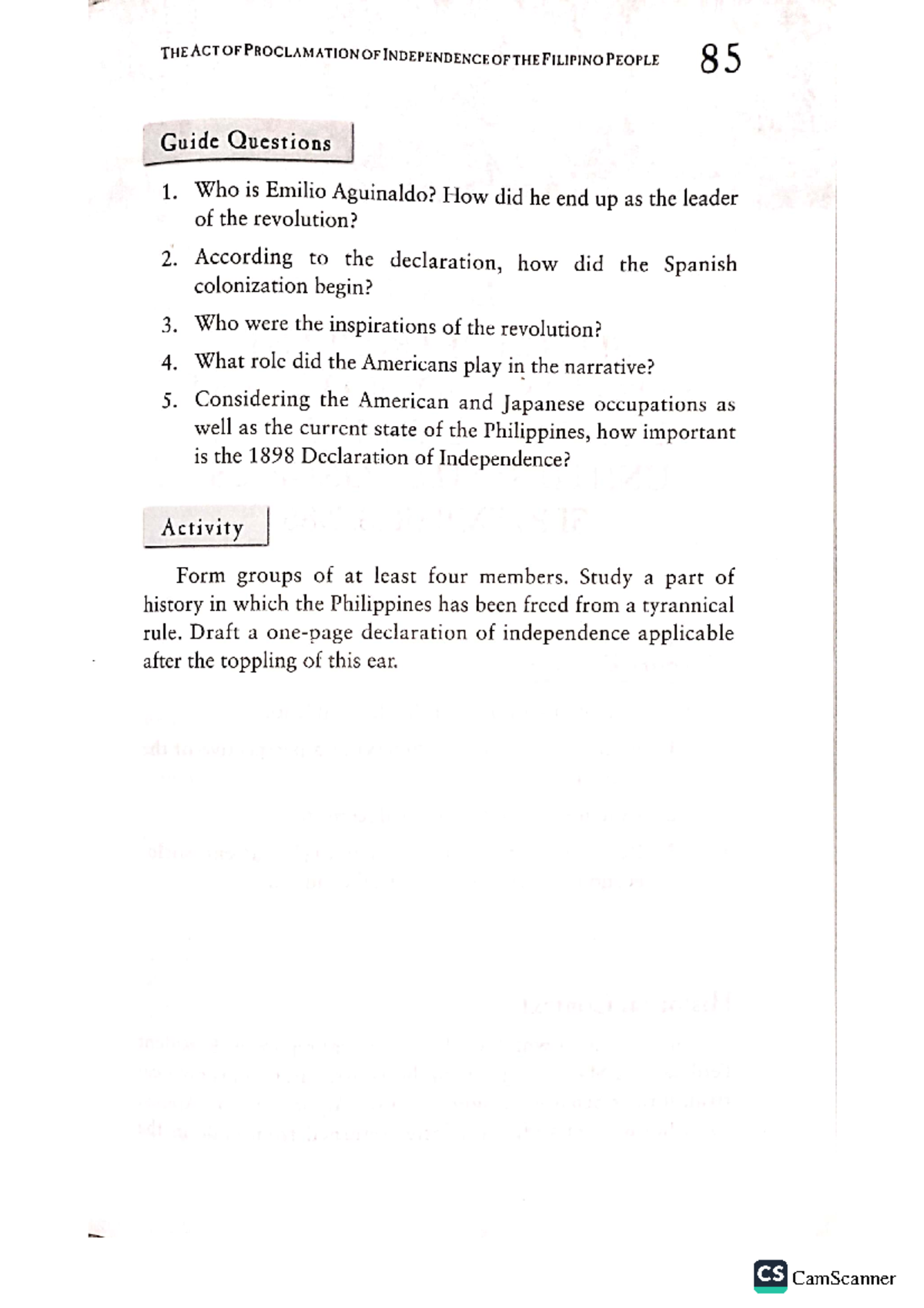 Lesson 6 - BATIS: Sources in Philippine History (2018) Author: Jose ...