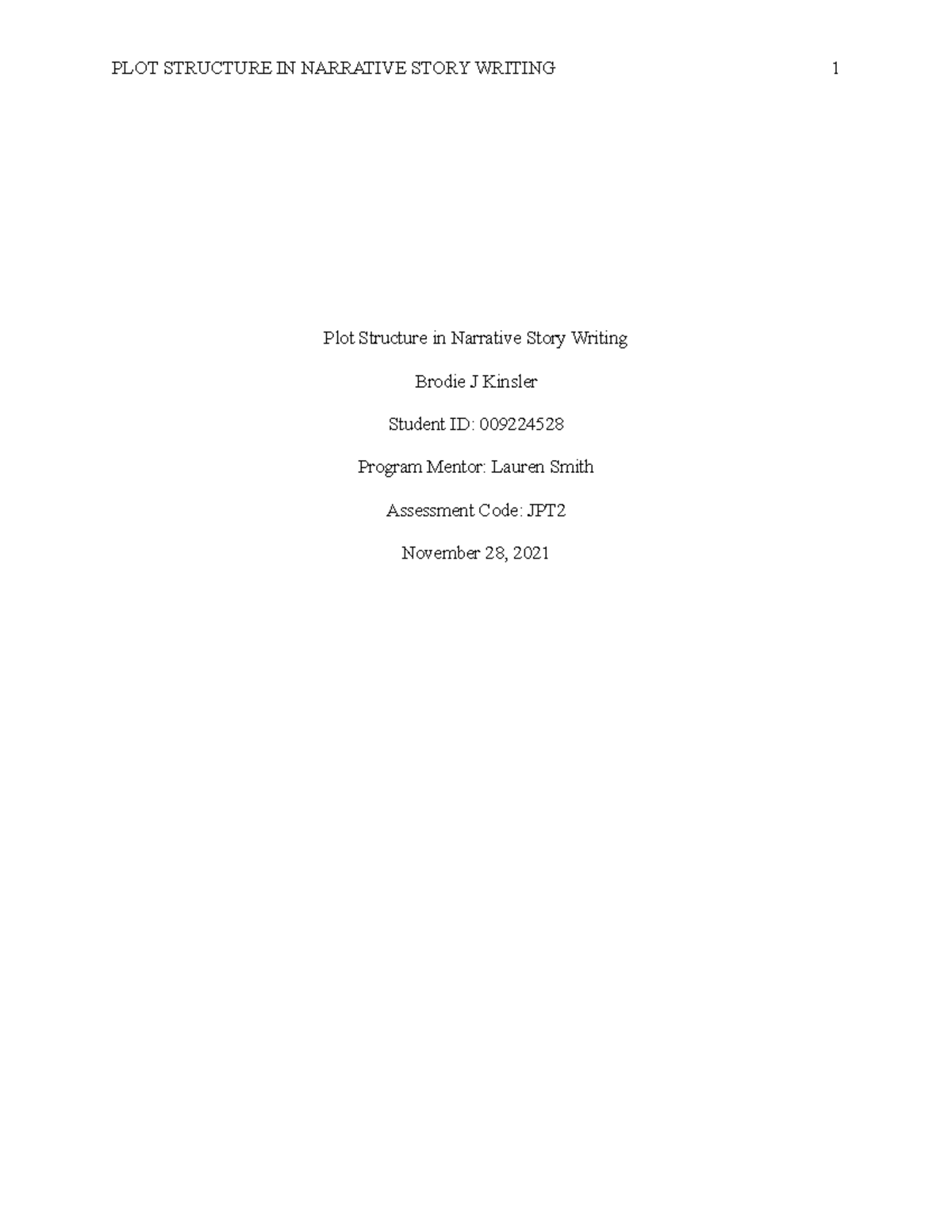 Performance Assessment: Instructional Design Production - Plot ...