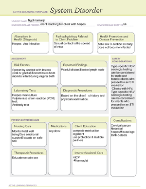 ALT Head injury - ati - ADN 223 - ACTIVE LEARNING TEMPLATES Basic ...