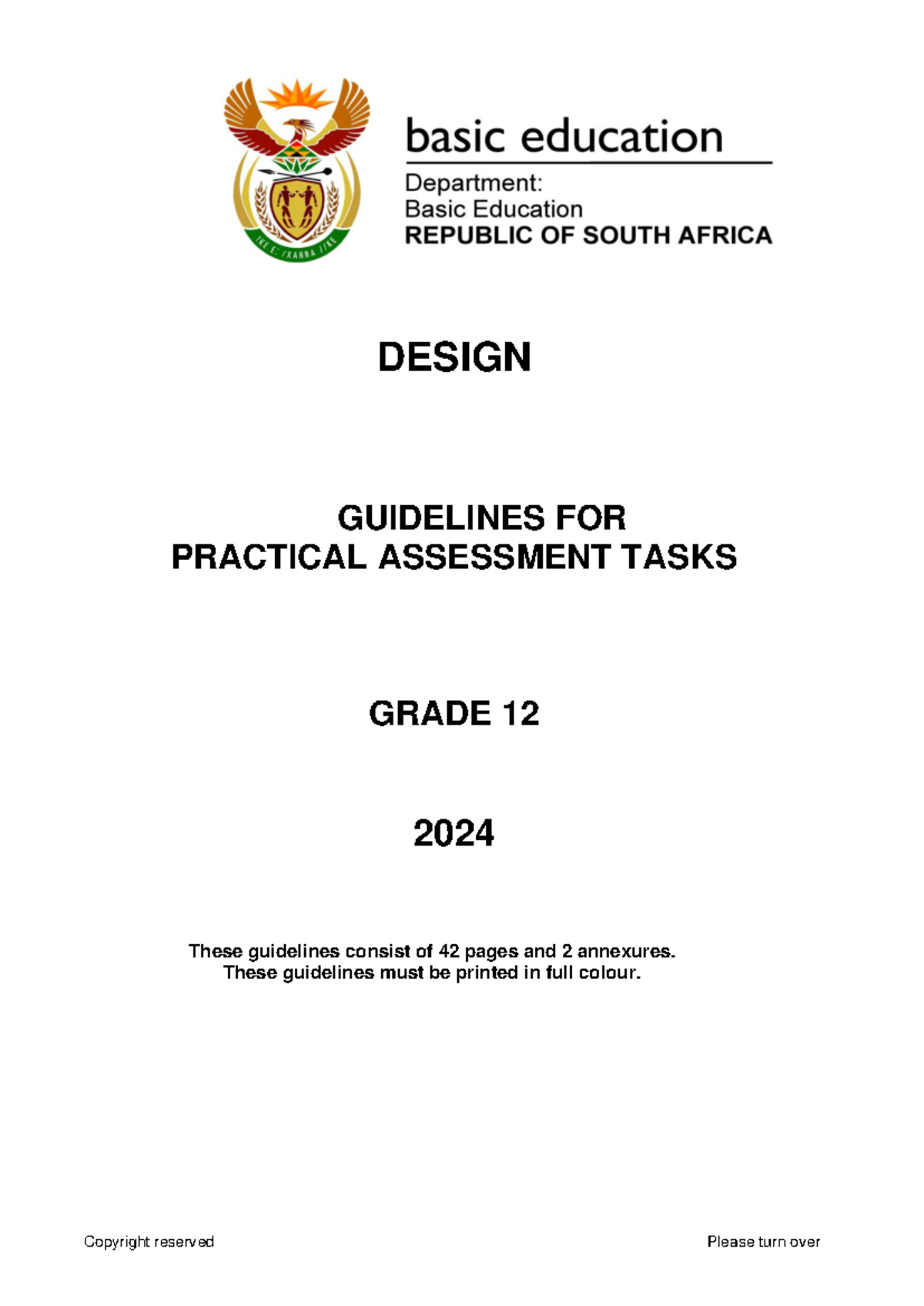 Design PAT GR 12 2024 Eng - DESIGN GUIDELINES FOR PRACTICAL ASSESSMENT ...