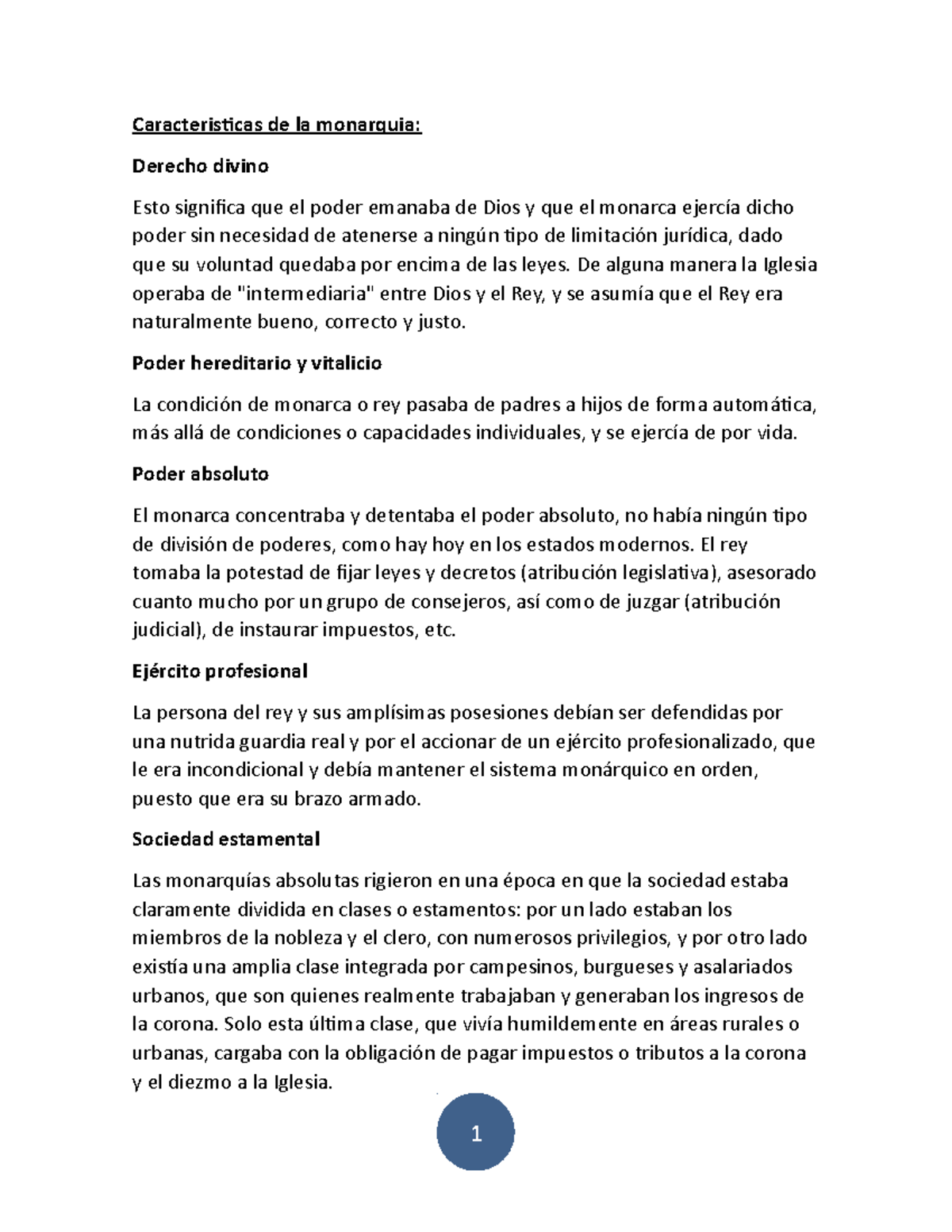 Caracteristicas de la monarquia - Caracteristicas de la monarquia ...