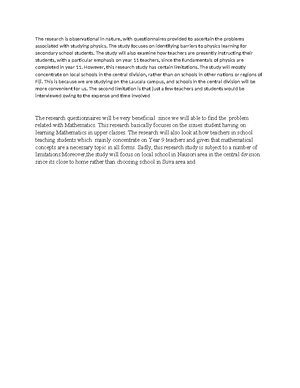 ED359 S11128149-Assignmet 3 Part B Research Proposal - ED359: Educational Research Assignment 3 ...